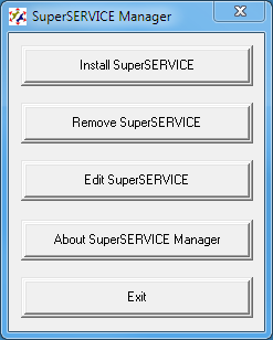 Example - Create a Service to Start SuperADMIN and SuperSERVER