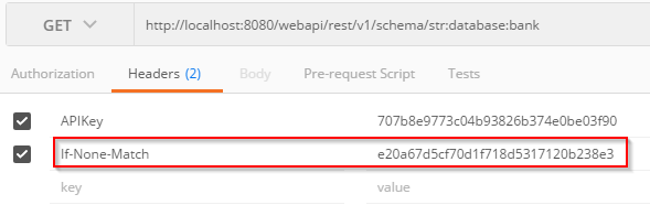 Use Entity Tags to Check for Schema Updates