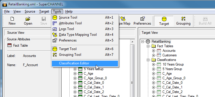Classification Editor