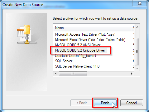 Configure ODBC Driver