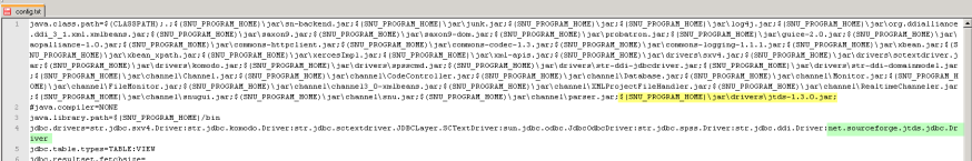 SQL Server jTDS JDBC Driver
