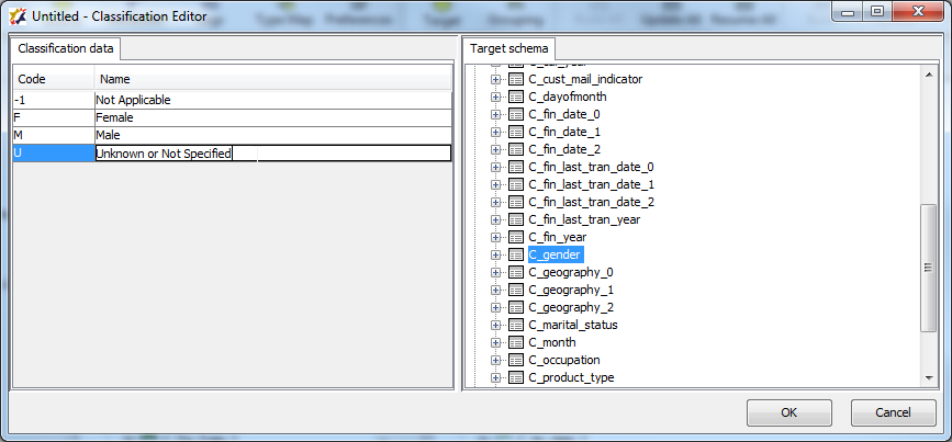Classification Editor