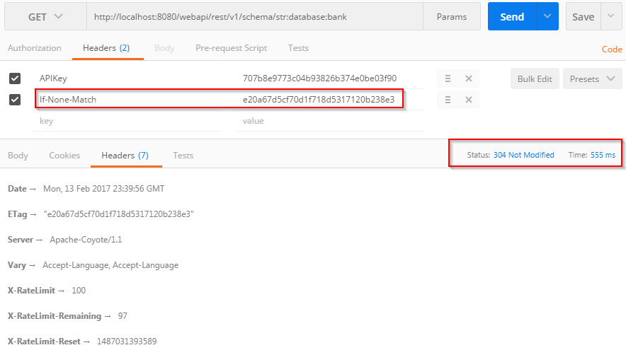 Use Entity Tags to Check for Schema Updates