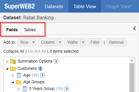 Configure Read-only Tables