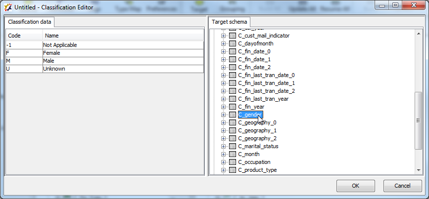 Classification Editor