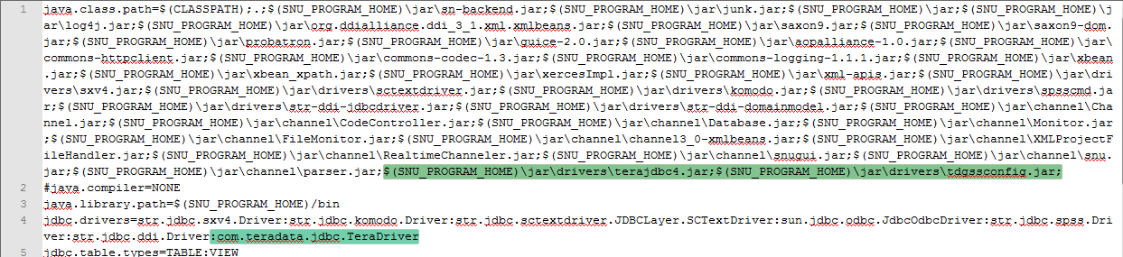 Teradata JDBC Driver